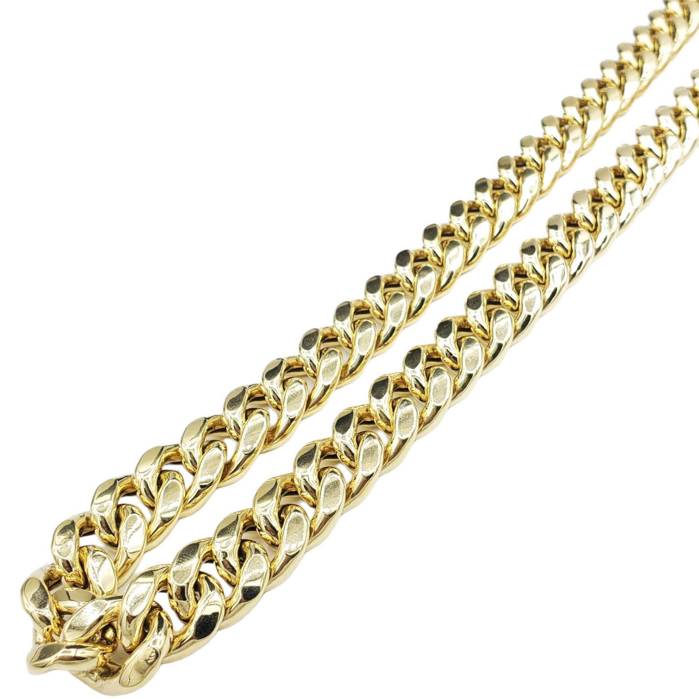 14K Hollow Yellow Gold Cuban Link Chain – Ariel's Jewelry